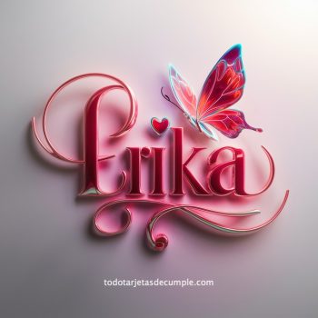 Imágenes de nombres personalizados en color rojo