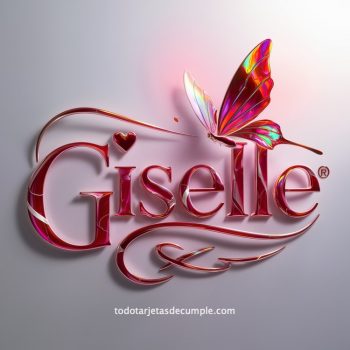 Imágenes de nombres personalizados en color rojo