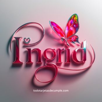 Imágenes de nombres personalizados en color rojo