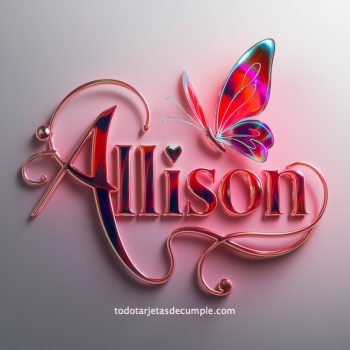 Imágenes de nombres personalizados en color rojo